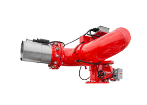 motorized fire monitor